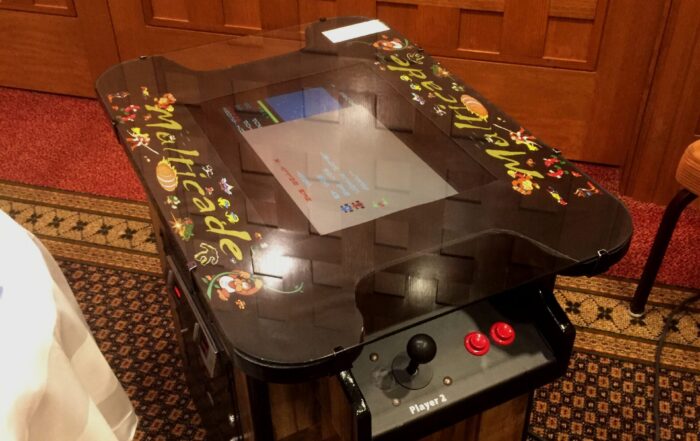 Multicade Cocktail Arcade Table Rental | Houle Games Greater Vancouver